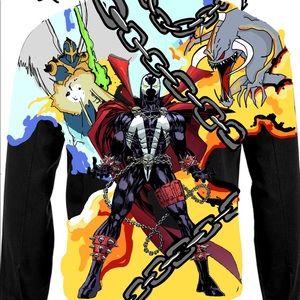 Levi's | Jackets & Coats | Custom Anime Popart Jean Denim Jacket ...